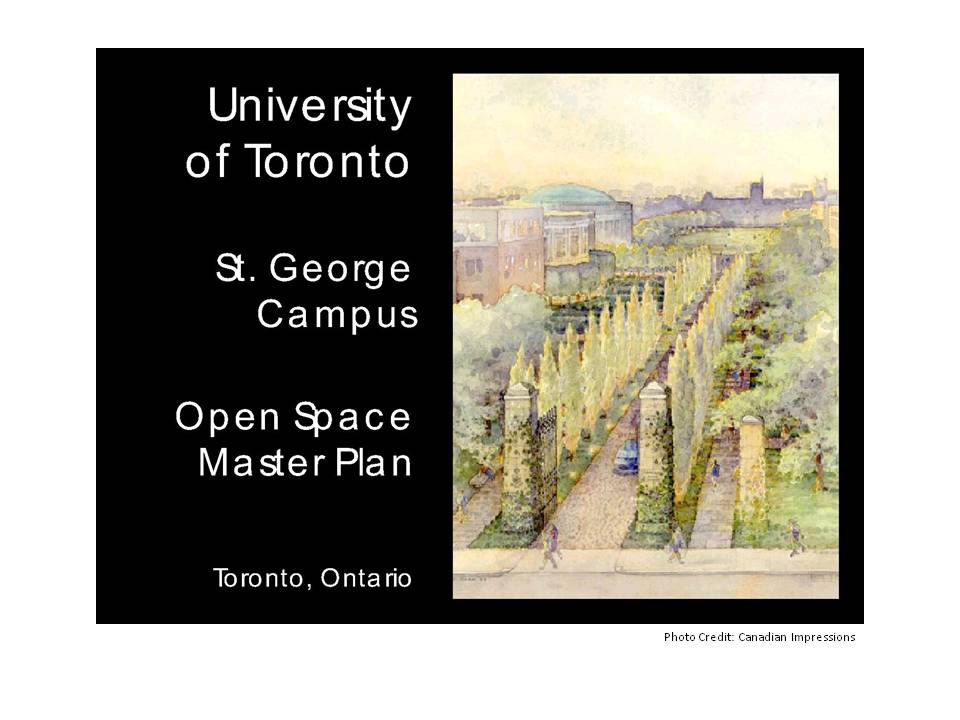 University of Toronto Master Plan | CSLA